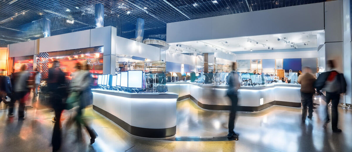 Exhibition stand design & build – Fluency Group